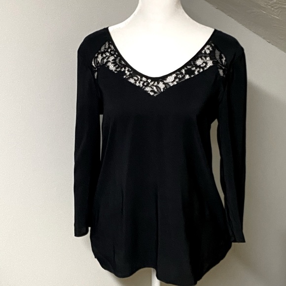 Express | Tops | Express Black Lace Top | Poshmark